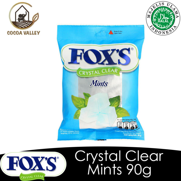 Fox's Crystal Clear Mints Candy 90g (Made in Indonesia) | Lazada