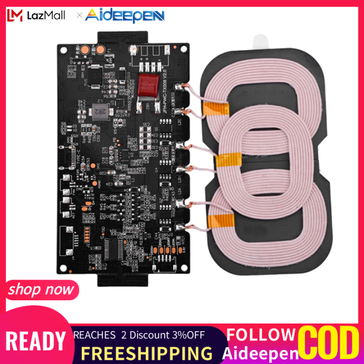 Aideepen Wireless Charger 3 coils QI 20W Wireless Charging Circuit ...