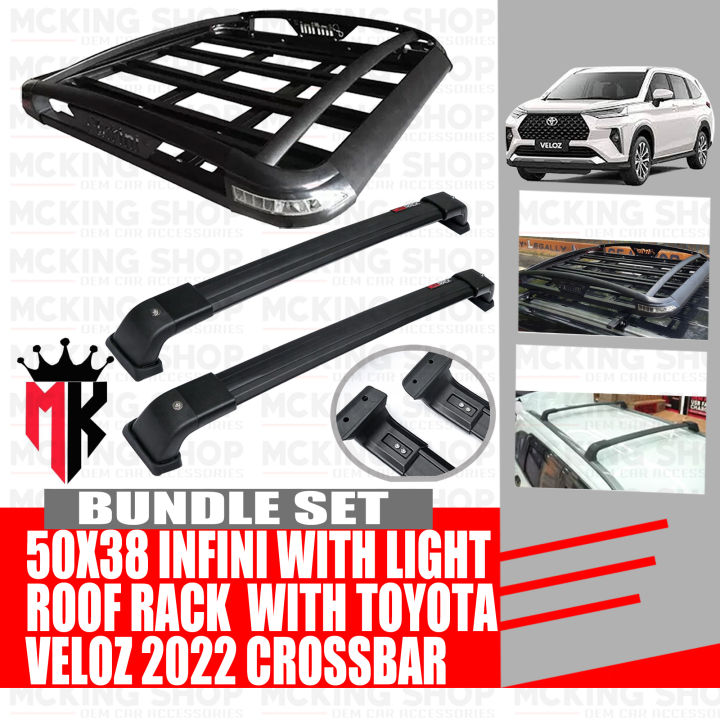 Toyota Veloz 2022 50x38 INFINI WITH LIGHT Roofrack / Roof Rack Top Load ...