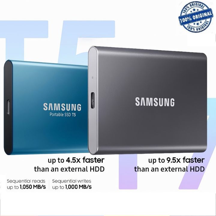 2024 [NEW] HN- SAMSUNG T5 External SSD USB3.1 Gen2 500GB/1TB/2TB Solid ...