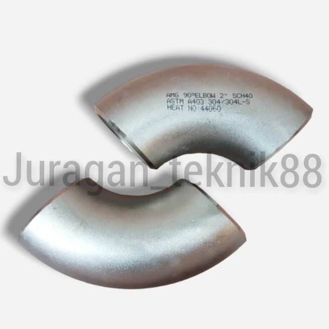 LAS BOCH / ELBOW LAS STAINLESS STEEL 304 SCH 40 2'' (INCH) | Lazada Indonesia