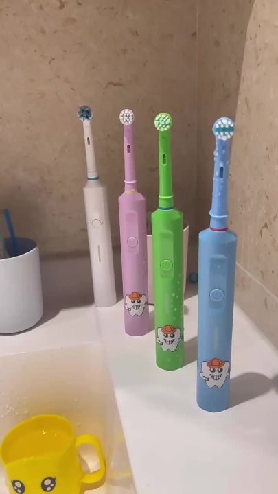 LZD E-Commerce Rotary Electric Toothbrush 45 Degree Whitening Polishing ...