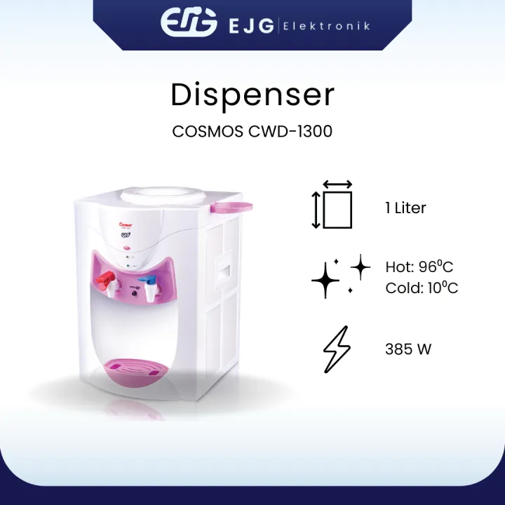 Cosmos Water Dispenser CWD-1300 Dispenser Air Portable Extra Hot & Cold ...