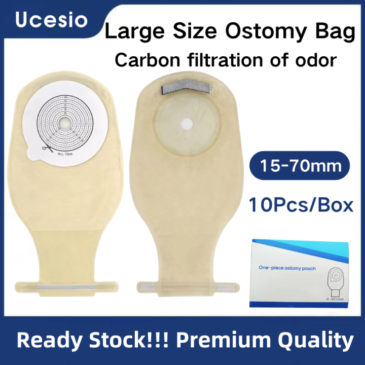 HENDRY 10Pcs/20Pcs Ostomy Bags 70mm One-piece Colostomy Bags with ...