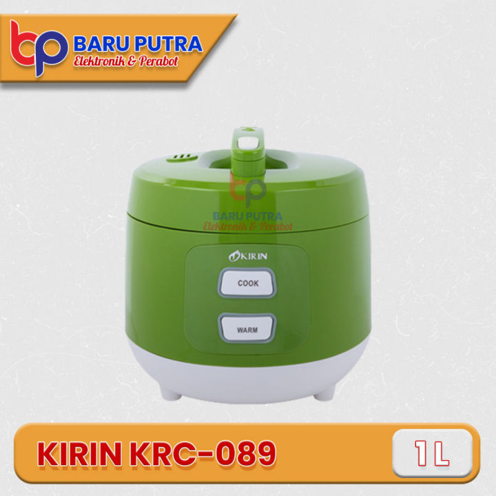 KIRIN Rice Cooker KRC-089 Kapasitas 1 Liter/ Magic Com 1L KRC 089 / KRC089 Hard Anodized ...