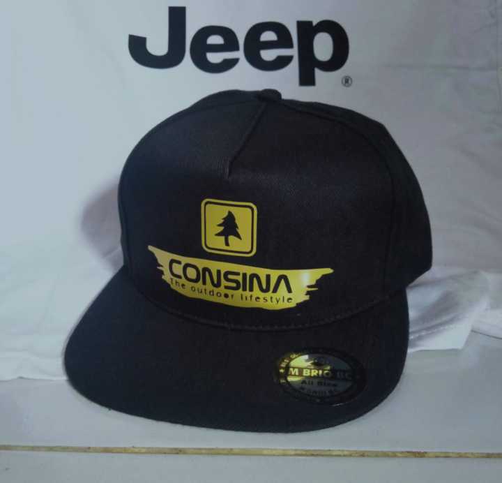 TOPI SNAPBACK CONSINA LOGO SPLASH GOLD - PREMIUM | Lazada Indonesia