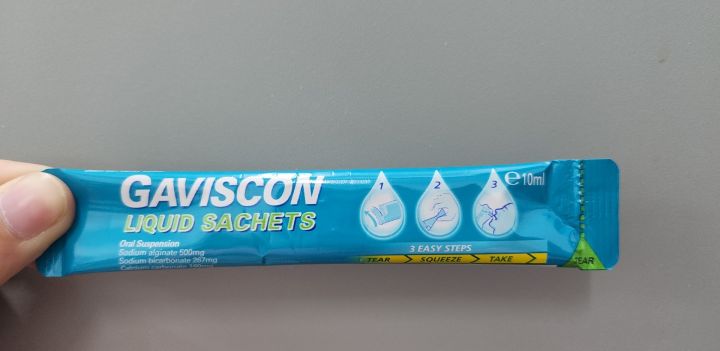 Gaviscon Original Liquid Sachets Peppermint Flavour 10ml | Lazada