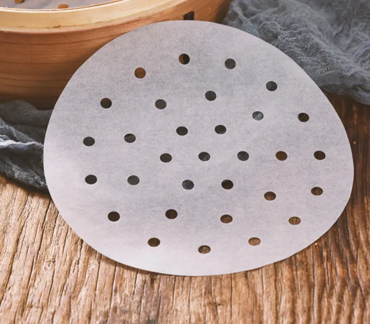 SG ready stock Round Parchment Paper, Dim Sum Paper, Air Fryer Liner ...