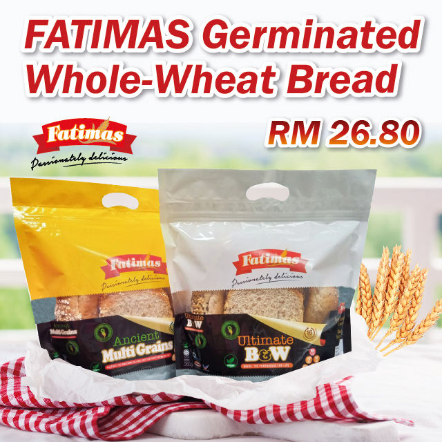 Fatimas Germinated Whole-Wheat Bread - Ancient Multi Grains & Ultimate ...
