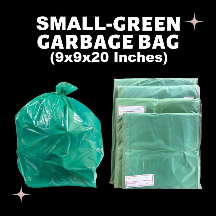 Green Garbage Bag Small- Set of 100 Pcs | Lazada PH