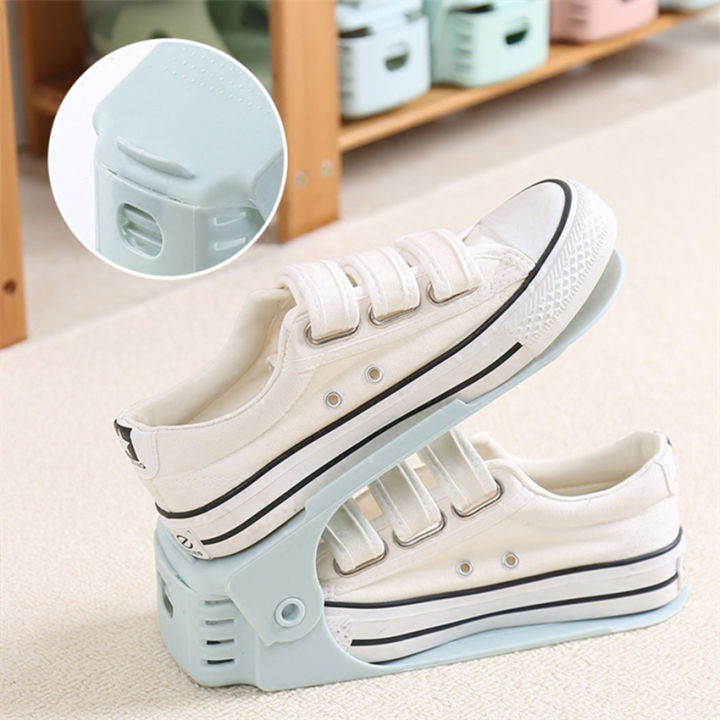 New Adjustable Double Layer Shoe Rack Stand Fast Delivery! Space Saving ...