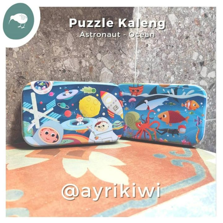 Puzzle Kayu Box Besi Isi 60 | Lazada Indonesia
