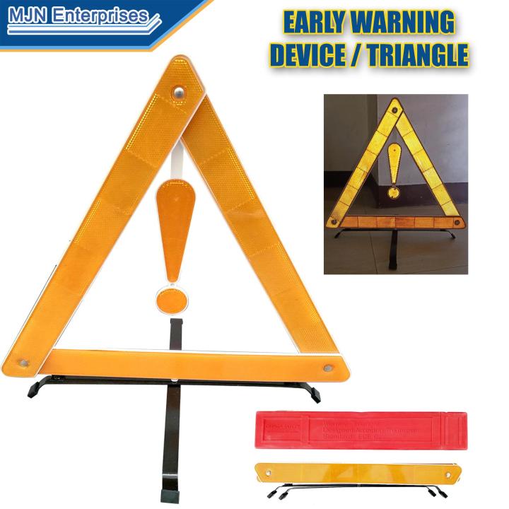 Early Warning Triangle Yellow | Lazada PH
