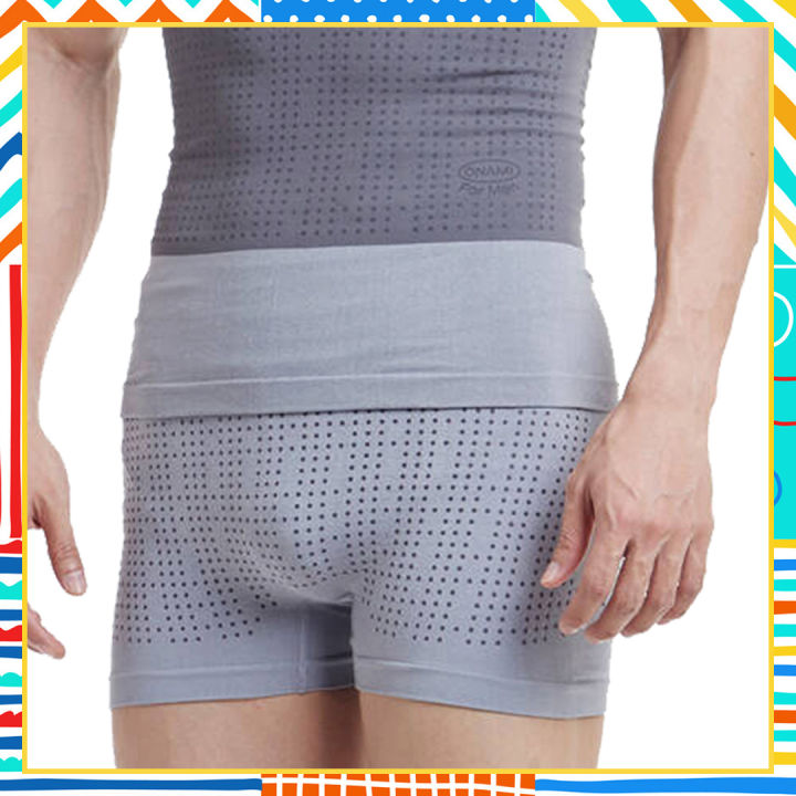Onami Boxer For Men กางเกงชั้นในชาย สีเทา 1 ชิ้น โอนามิชุดกระชับสัดส่วน ...
