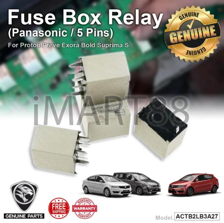 ORIGINAL PROTON PREVE EXORA BOLD SUPRIMA S FUSE BOX RELAY PANASONIC ...