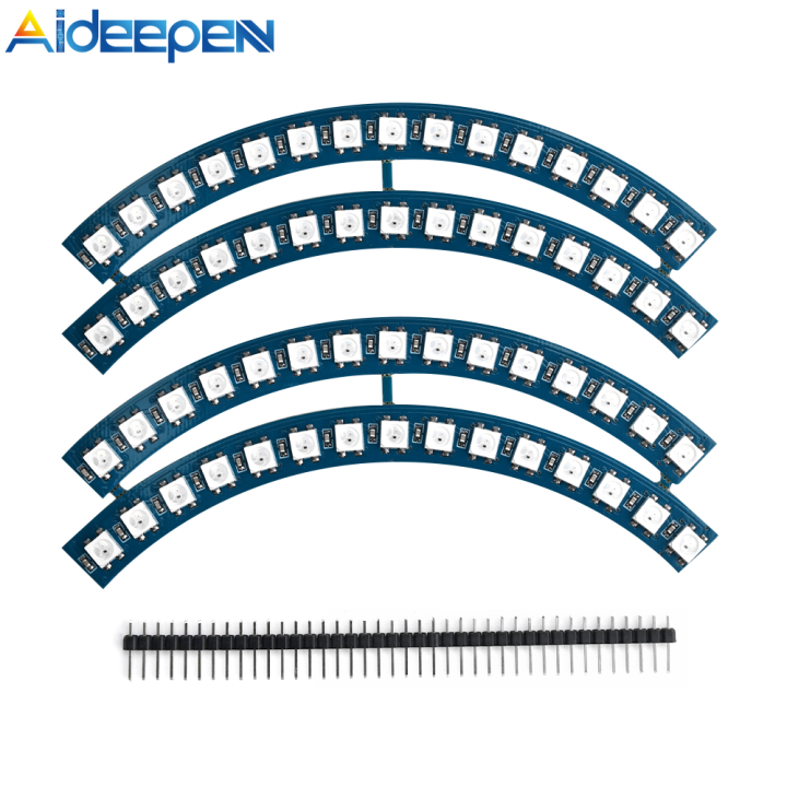 Aideepen ICSI018A 60-Bit 5V WS2812 RGB LED Light Panel พร้อม Pin Header ...