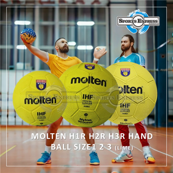Molten Handball H1R / H2R / H3R MSSM Logo Bola Baling Rubber for ...
