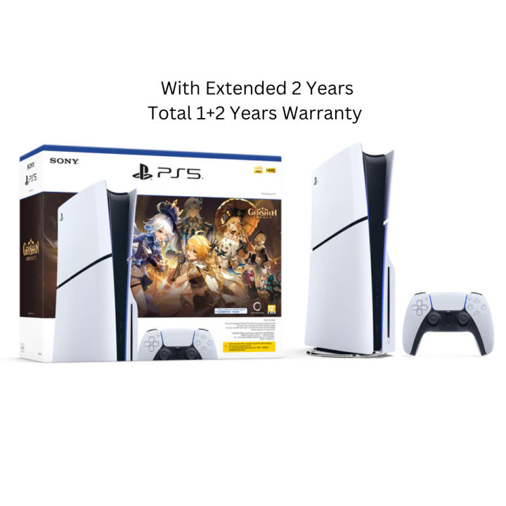 Sony PlayStation 5 Slim / PS5 Slim Console Genshin Impact Gift Bundle ...