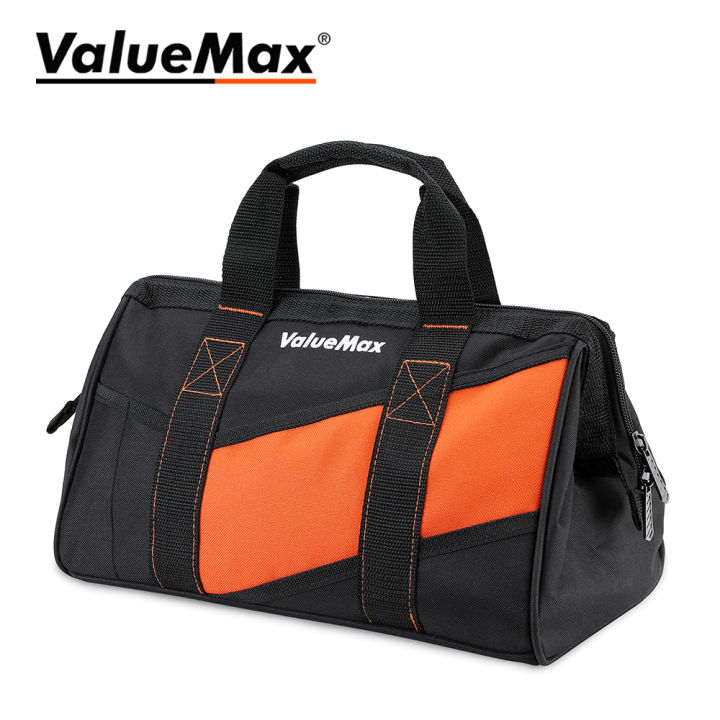 ValueMax 13 inches Multifunction Tool Bag Close Top Wide Mouth Storage ...