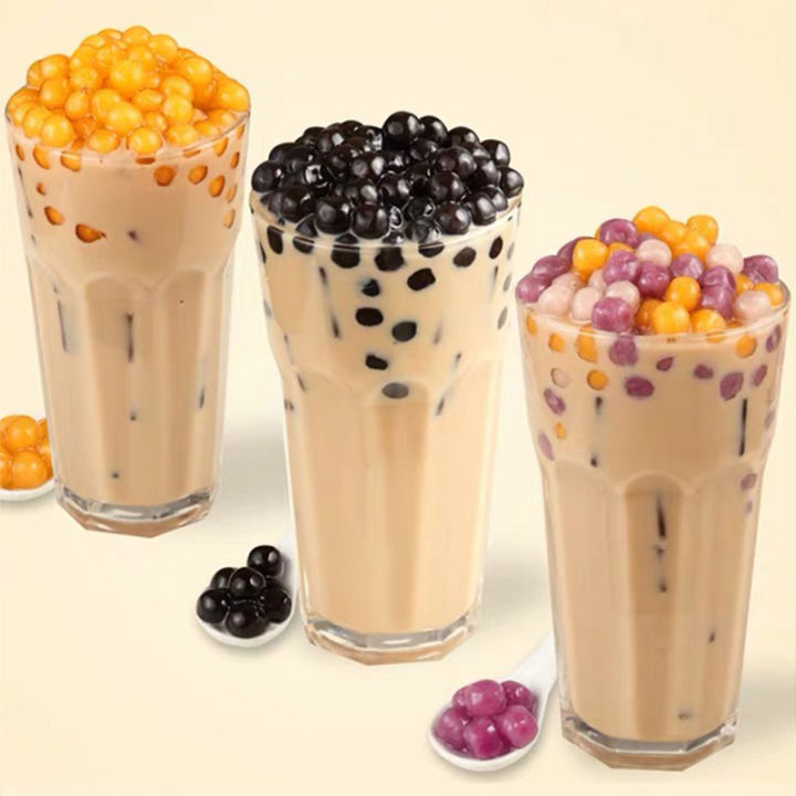 Yihetang Brown Sugar Pearl Powdered Amber Boba Pearl Partner Black ...