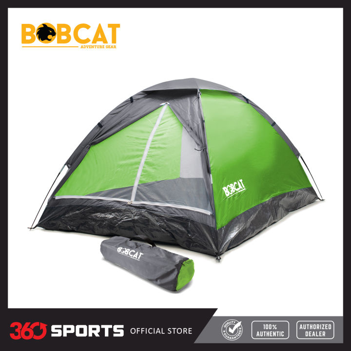 Bobcat 3-Person Monodome Tent - With Carrying Bag Lime Green | Lazada PH