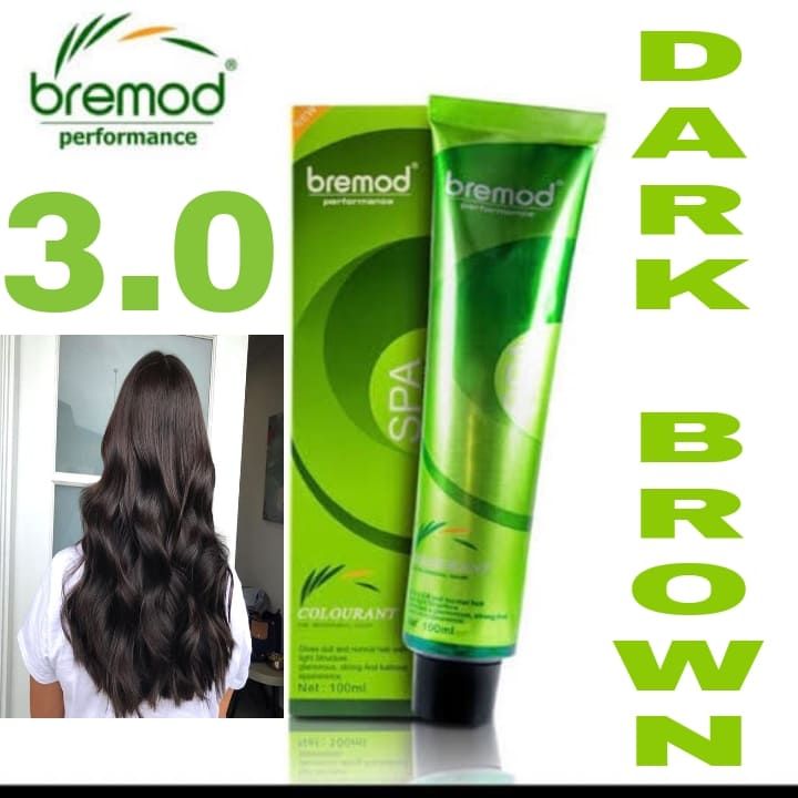 Bremod Performance SPA Hair Color ( 3.0 dark brown ) 100 ML | Lazada PH