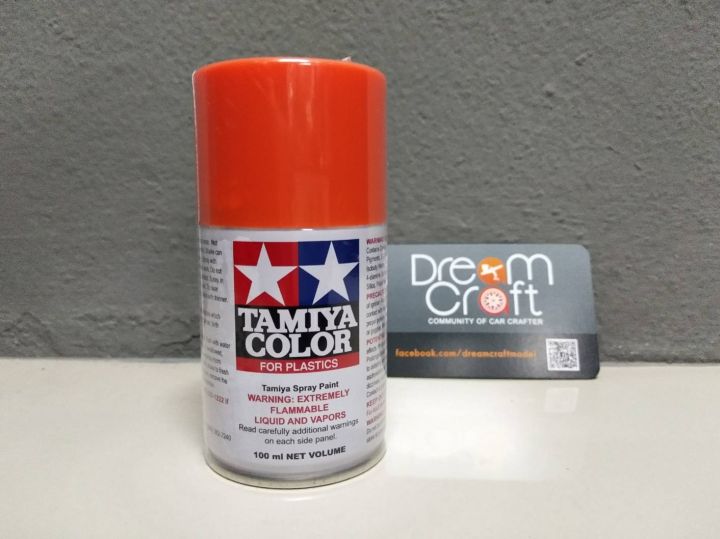 TAMIYA TS-12 Orange (สีสเปรย์ TS Spray DreamCraft Model) | Lazada.co.th