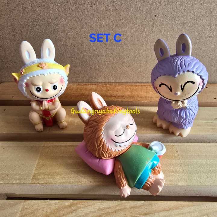 Topper Cake Labubu HBD Hiasan Cake Labubu Set C | Lazada Indonesia