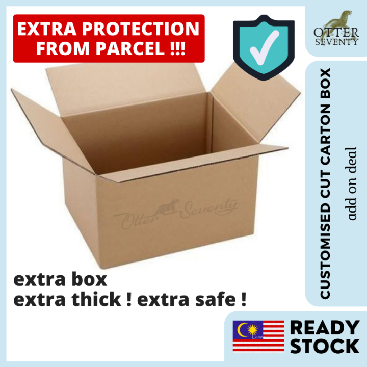 Add on-extra protection additional carton box packaging for parcel ...