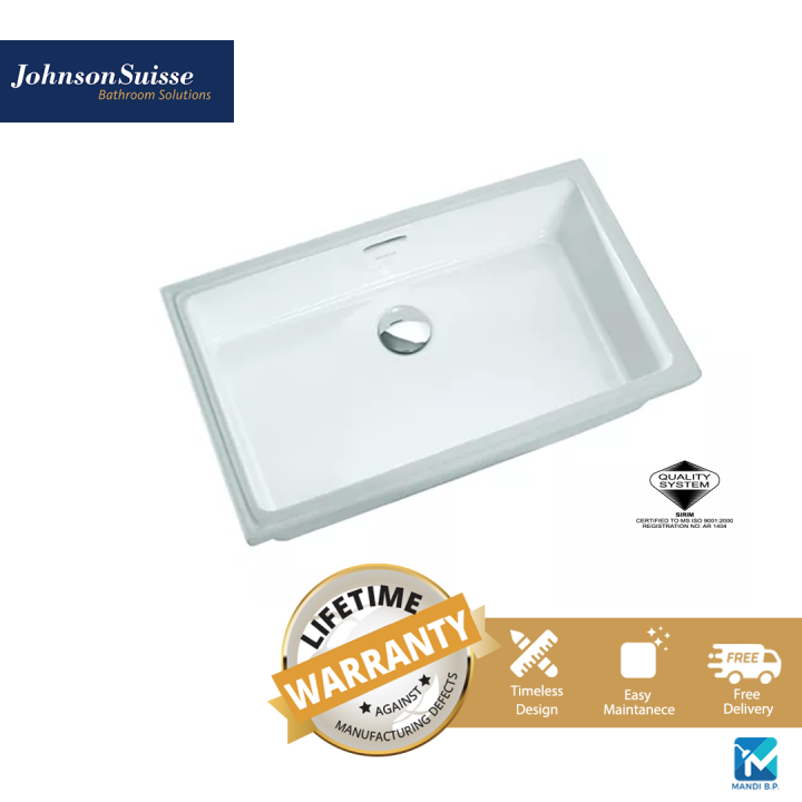 Johnson Suisse Torino Undercounter Basin / Toilet Basin / Bathroom ...