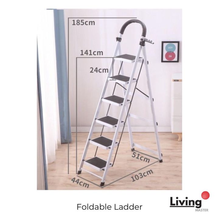 Tangga Lipat 4/5/6 Tingkat Tangga Rumah Ladder Fordable Home 4/5/6 ...