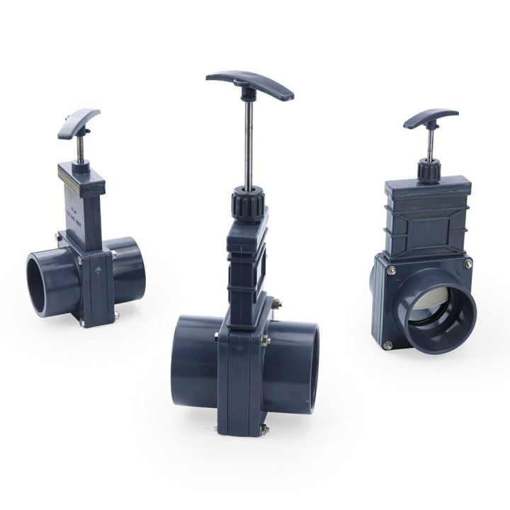 UPVC EPDM Sewage Gate Valve Industry Pull Plate Mixing Valve DN32/DN40 ...
