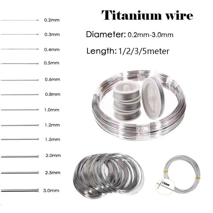 Length 1 /2 /3 /5meter Pure Titanium Rod/Wire Ti Grade 1 TA1 Diameter 0 ...