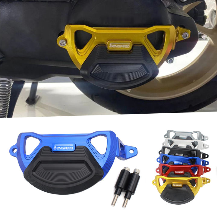 SEMSPEED Motorcycle CNC Rear Engine Guard Cover Protector For Yamaha ...