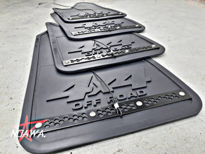บังโคลนรถยนต์ 4x4 Off-Road Mud flaps Black Edition | Lazada.co.th