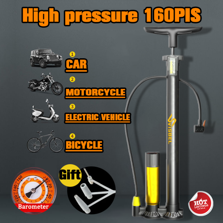 ⚡️160PSI 130PSI Save time and effort ⚡️bike pump portable manual air ...