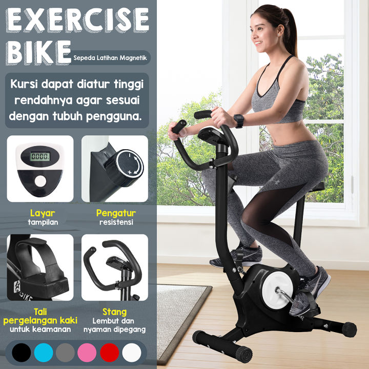 Bg Sport Exercise Bike Sepeda Statis Fitness Kardio Alat Peralatan ...