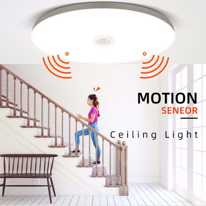 LANGYUE Motion Sensor Ceiling Light 15W 20W 30W 40W Sensor LED Light ...