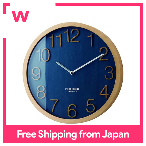 นาฬิกาควบคุมวิทยุนาฬิกาผนังแบบอินเตอร์ฟอร์ม CL-2940NV ไม้สีกรมท่าขนาดเส้นผ่าศูนย์กลาง30ซม. ...