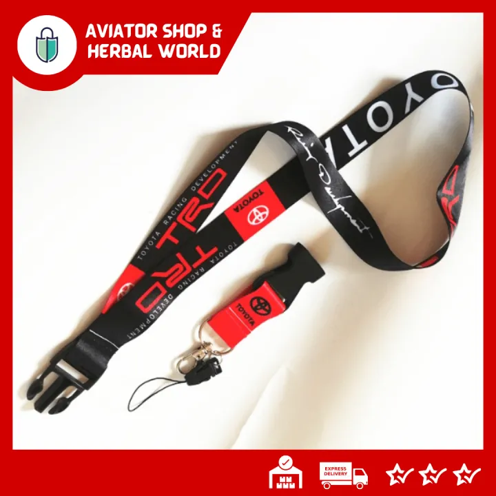 [PREMIUM]Toyota Racing Development TRD Lanyard JDM Style car logo ...