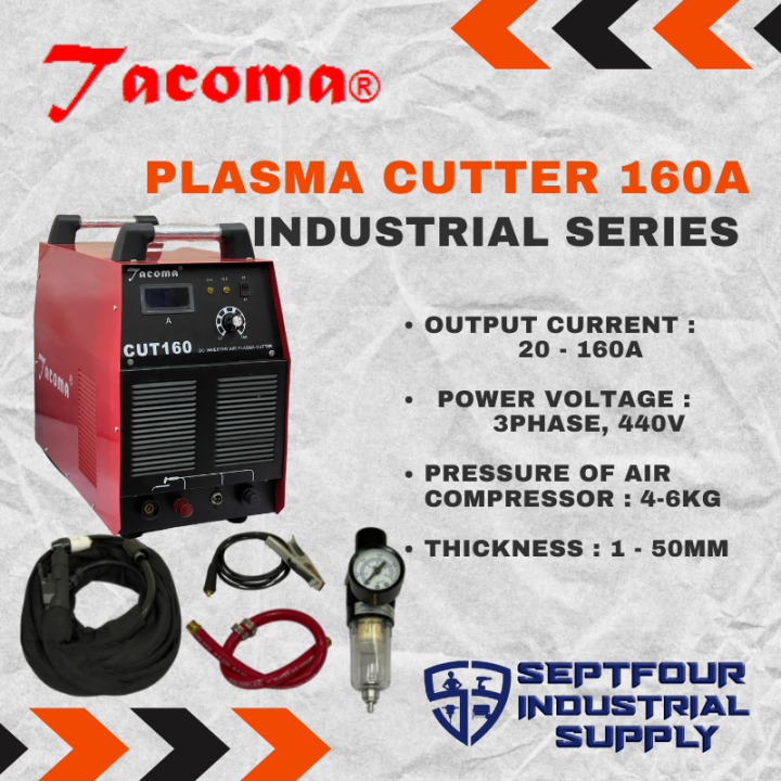TACOMA Plasma Cutter 160A 3Phase 440v Welding Machine Industrial Series ...