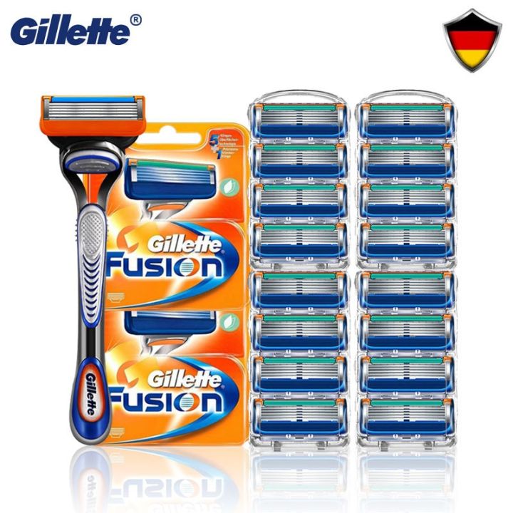 New Fusion 5 Layers Razor Blades Men's Shaver Razor Face Shaver With ...