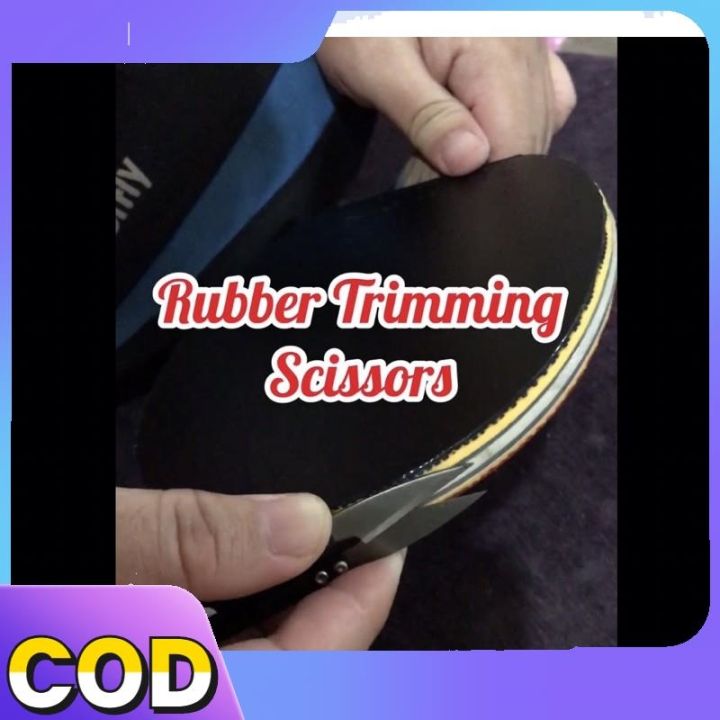 【🥇2023】 Table Tennis Steel Rubber Trimming Scissors Cutter Getah Ping ...