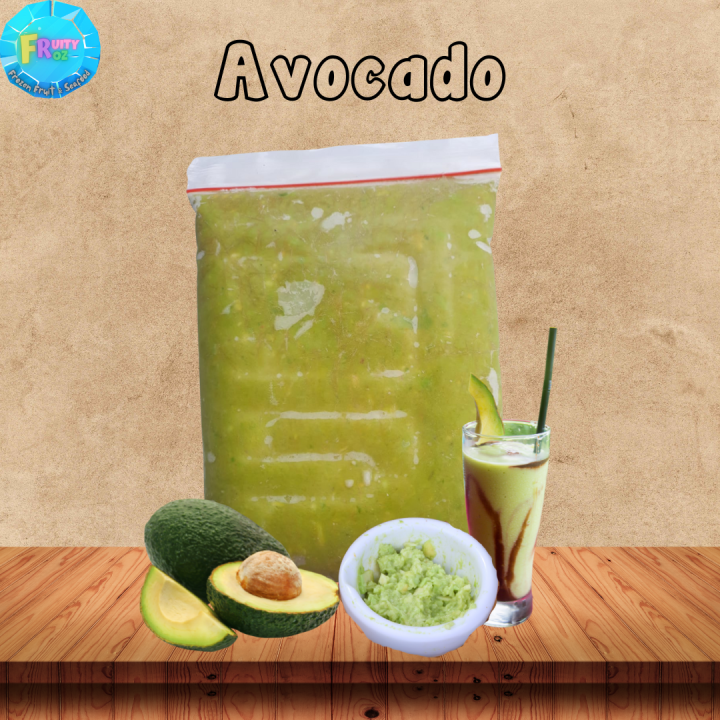 [1KG] Frozen Avocado Pulp Puree / Isi Puri Alpukat Sejuk Beku | Lazada