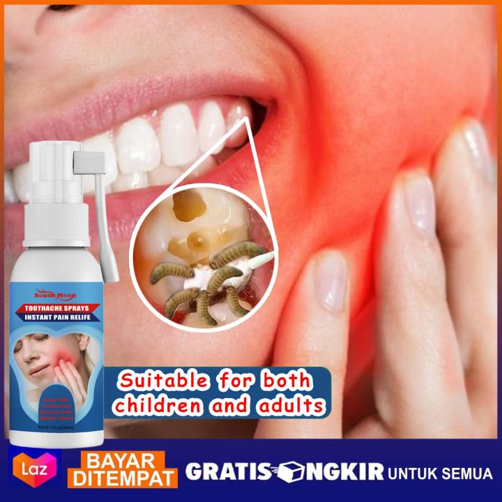 Toothache Spray Herbal Antibacterial Spray 20ml swollen gums/decayed ...