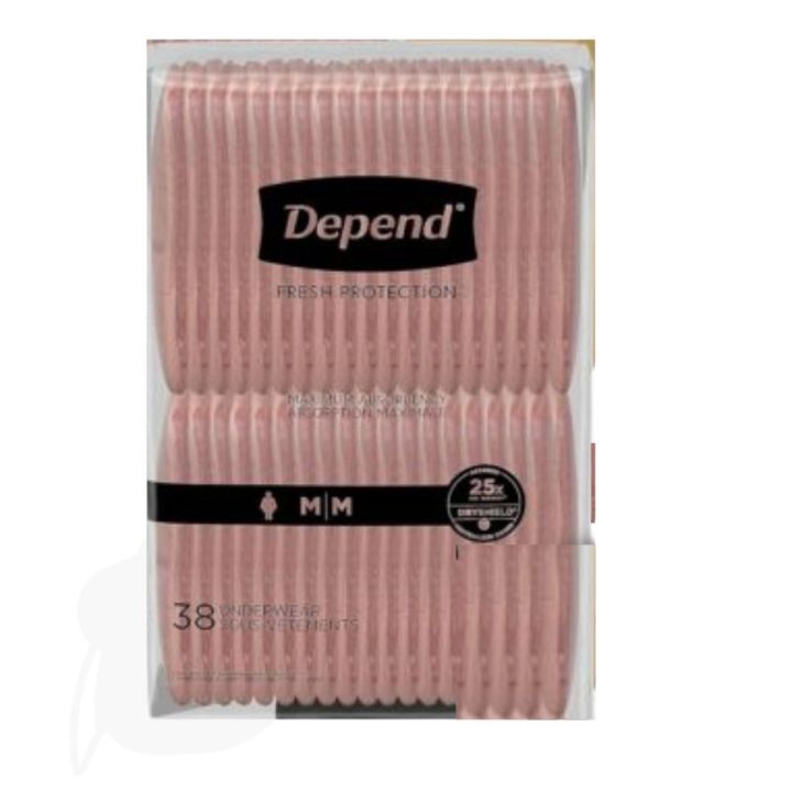 Depend Fresh Protection Adult Underwear For Women Maximum Absorbency ...