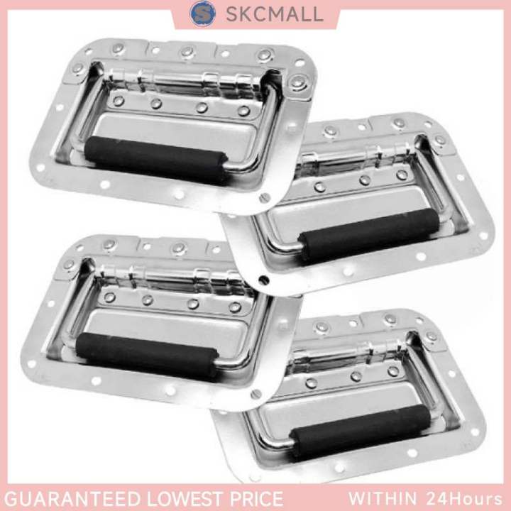 4Pcs/set Flight Case Tour Case Recessed Handle Replacement Speaker Box ...