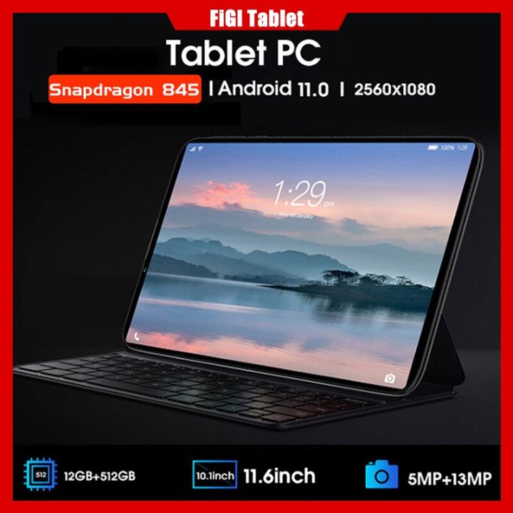 NEW Global Version Snapdragon 845 Tablet PC Android 11 Tablets Grafica 10 Inch Kids Computer 5G ...