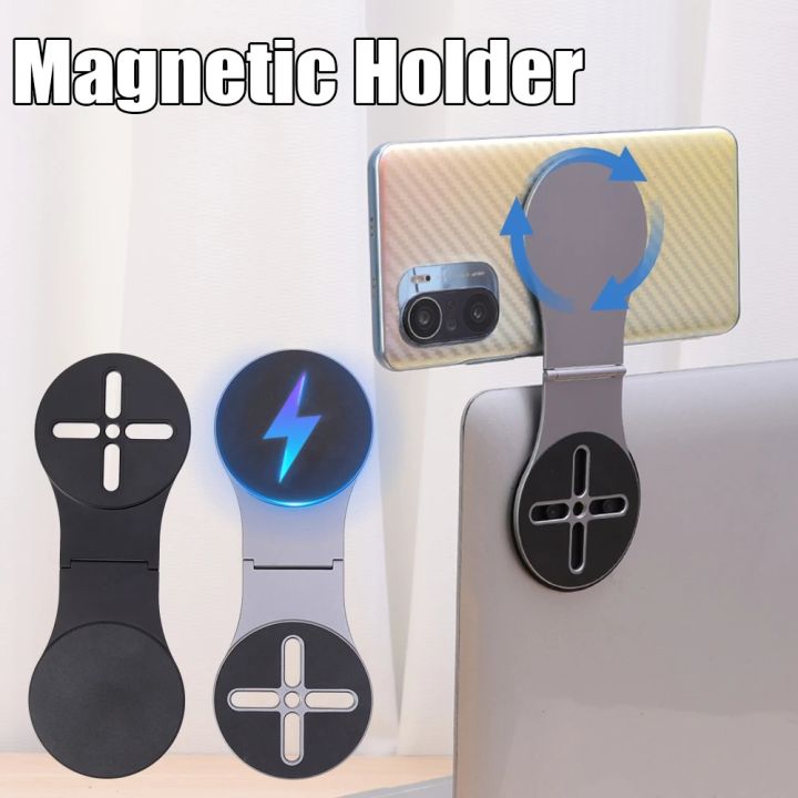 Foldable Magnetic Phone Holder for Magsafe IPhone 15 14 13 Laptop ...
