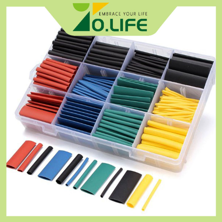 530/328/164 pcs Set Heat Shrink Tube Assorted Insulation Shrinkable ...